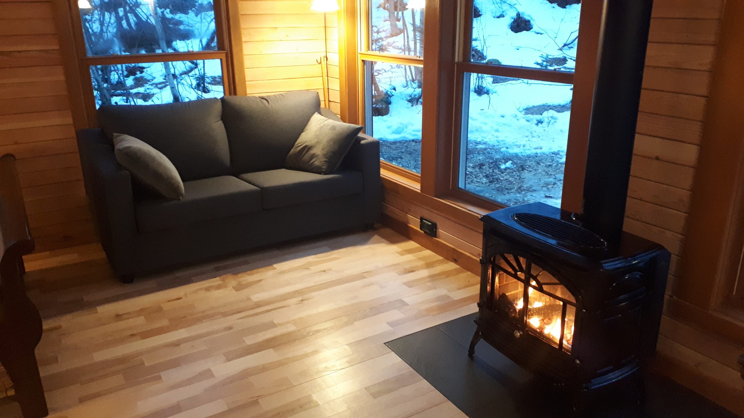 Chalet rustique l’Écoasis – Camping rustique Orford