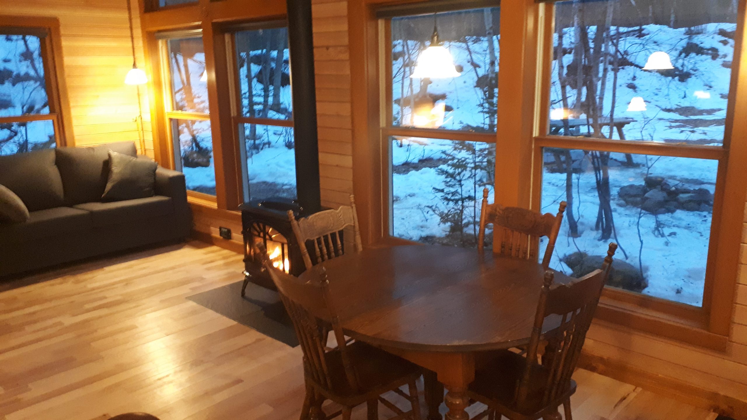 Chalet rustique l’Écoasis – Camping rustique Orford